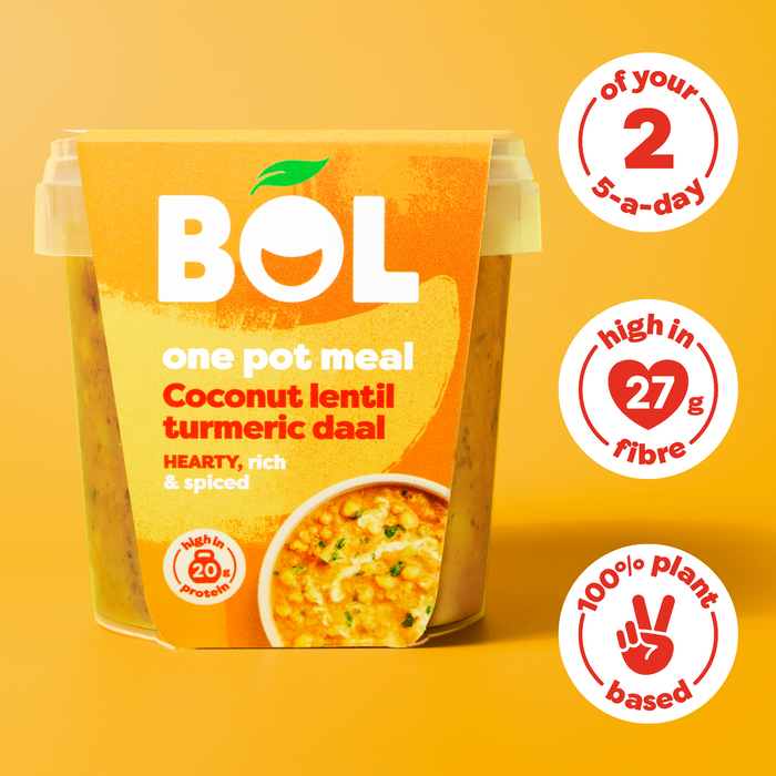 Coconut lentil turmeric daal – BOL Foods